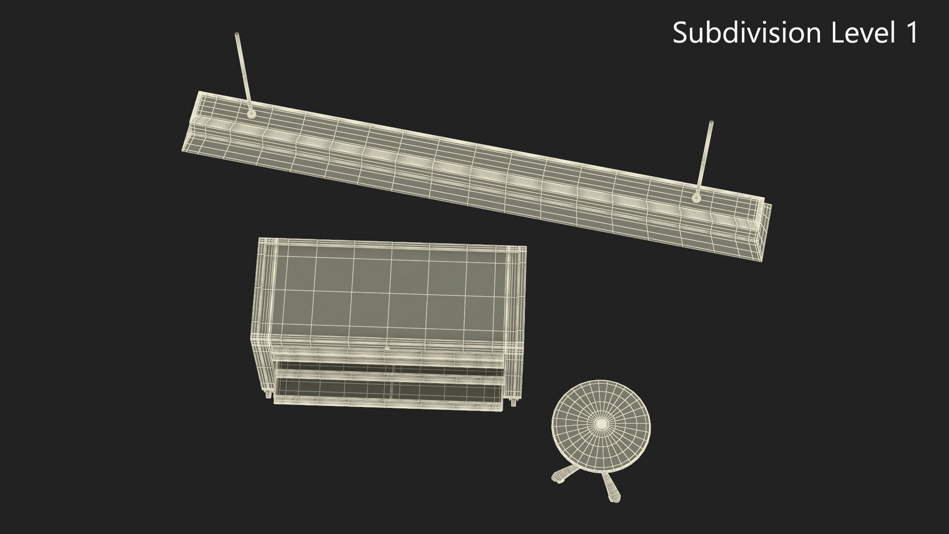Adjustable Round Stool Table And Key Cabinet 3D - TurboSquid 2319394