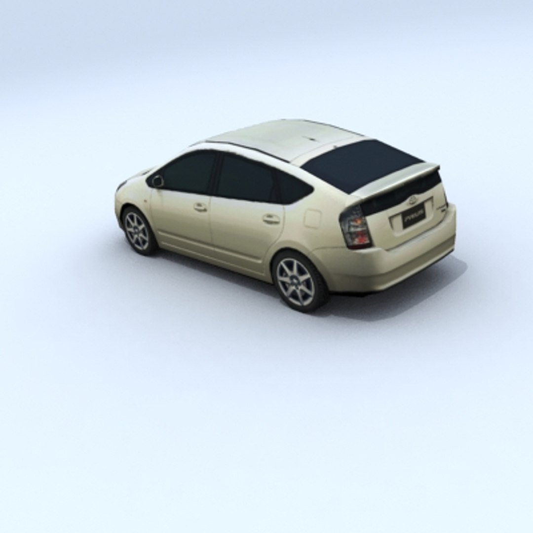 3d Toyota Prius Vehicle Car