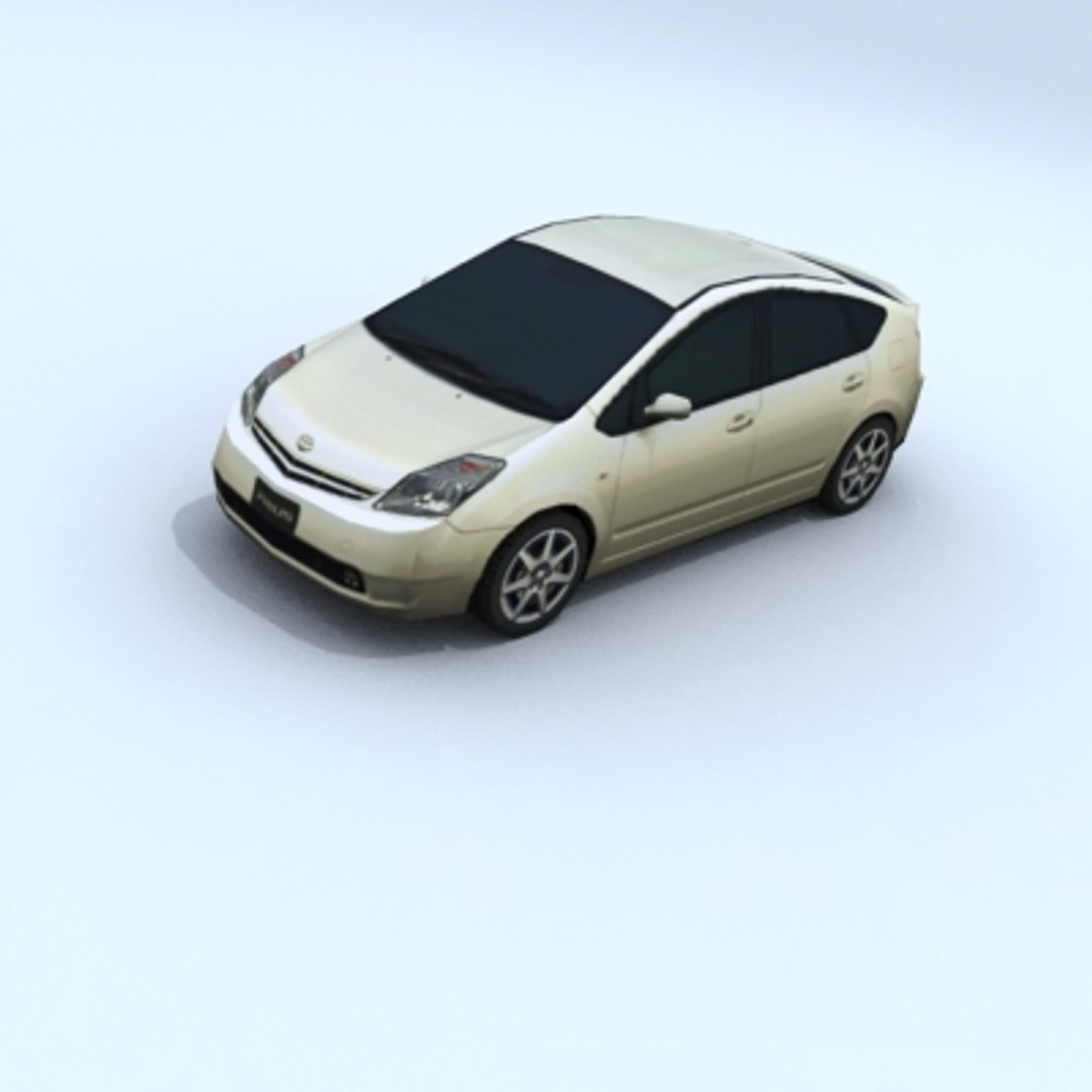 3d Toyota Prius Vehicle Car