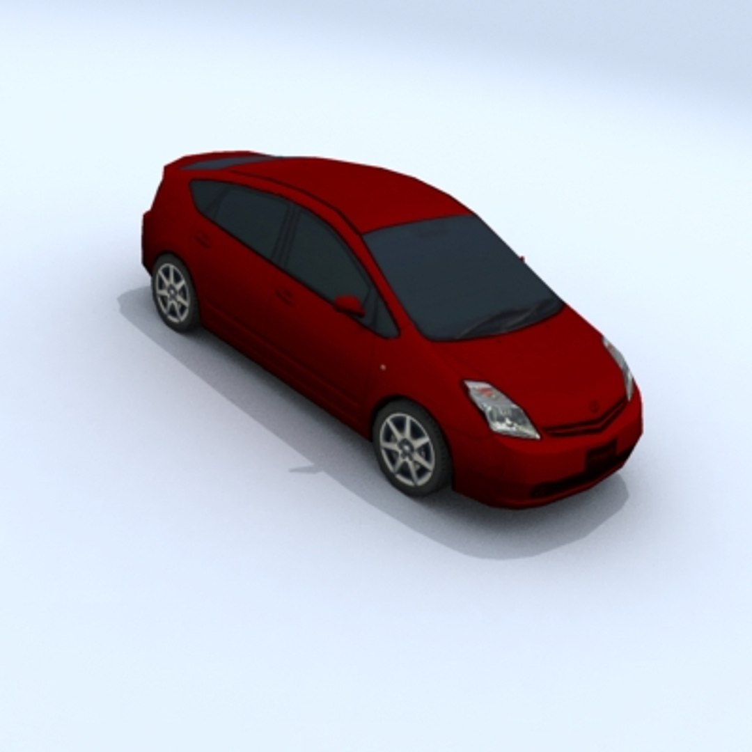 3d Toyota Prius Vehicle Car