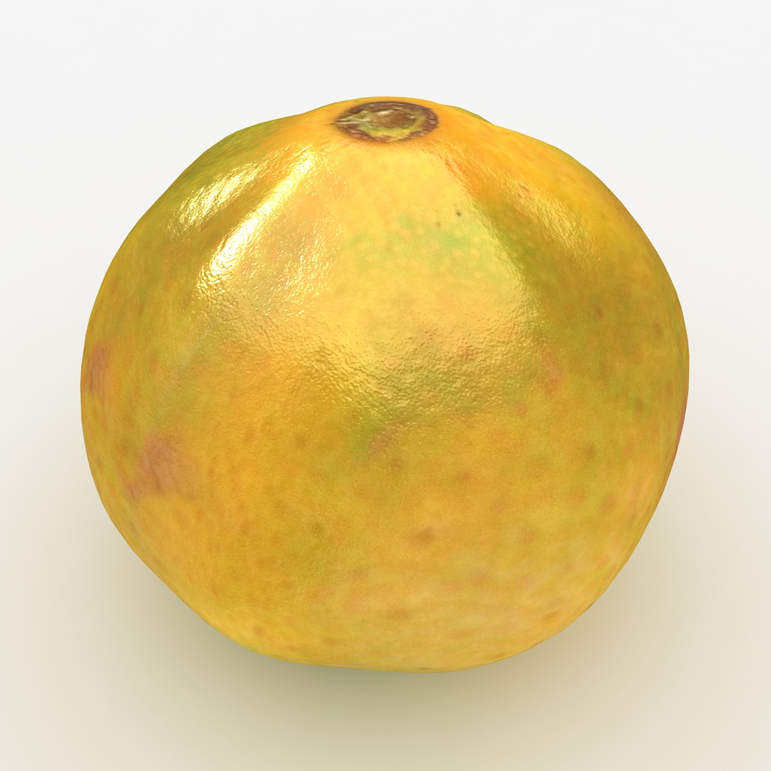 3d Clementine Green Mix Model