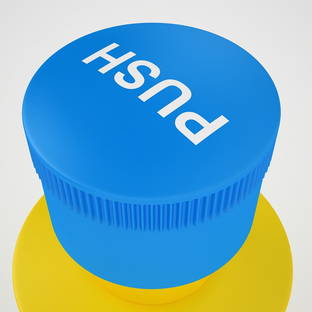 Industrial Button 3D Model - TurboSquid 1319640