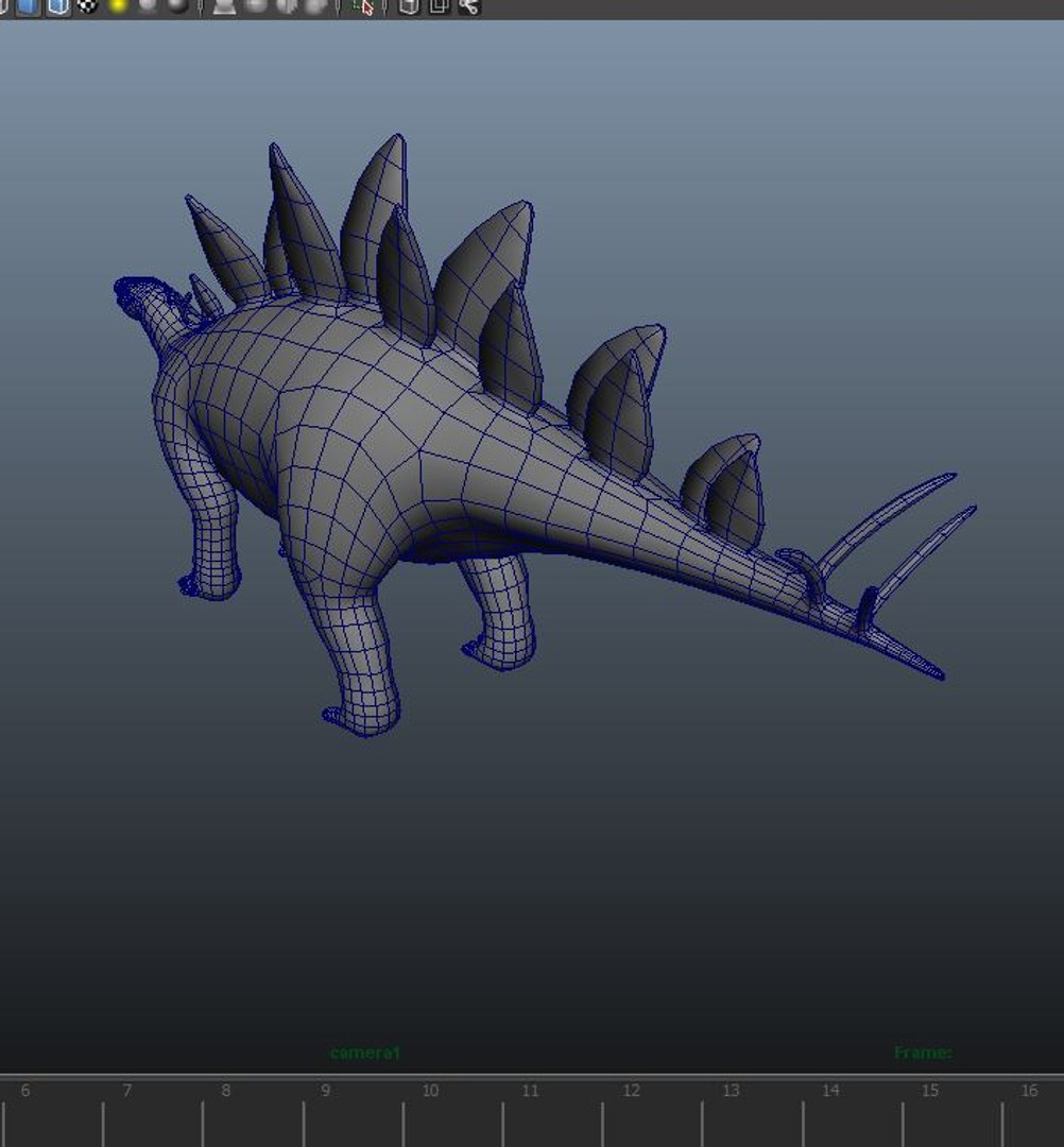 Stegosaurus Obj