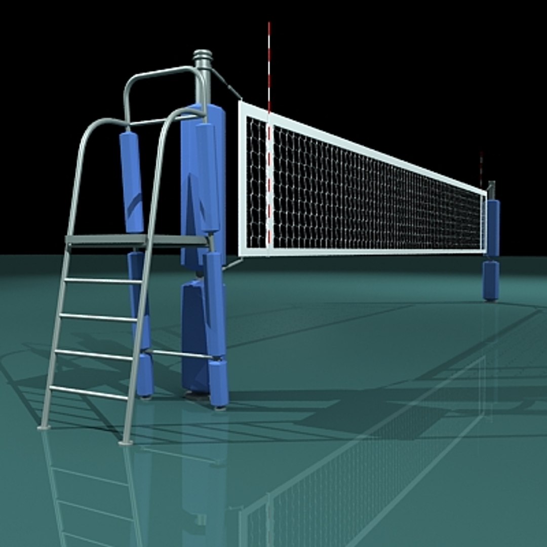 3d volleyball net model