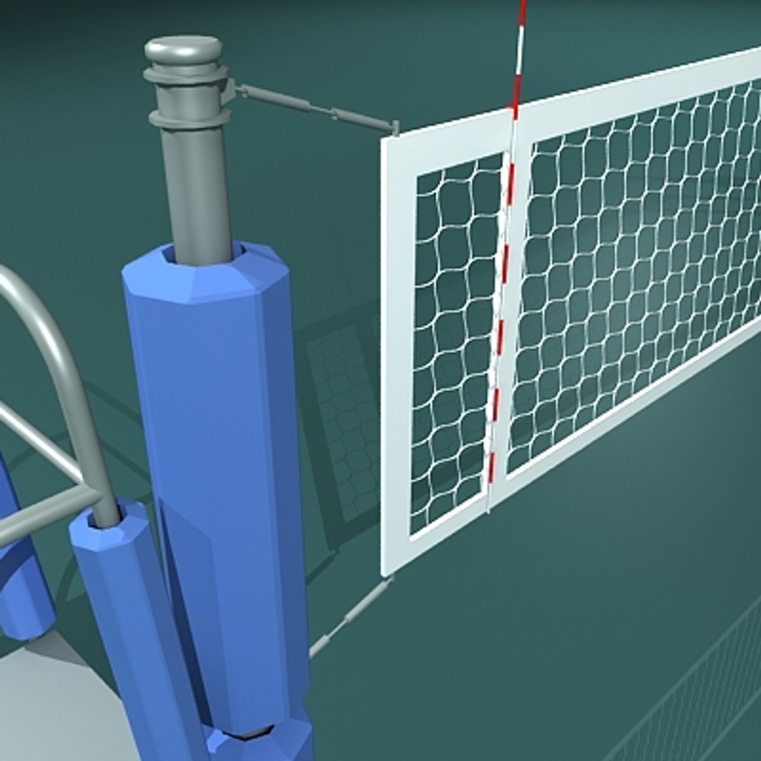 3d volleyball net model