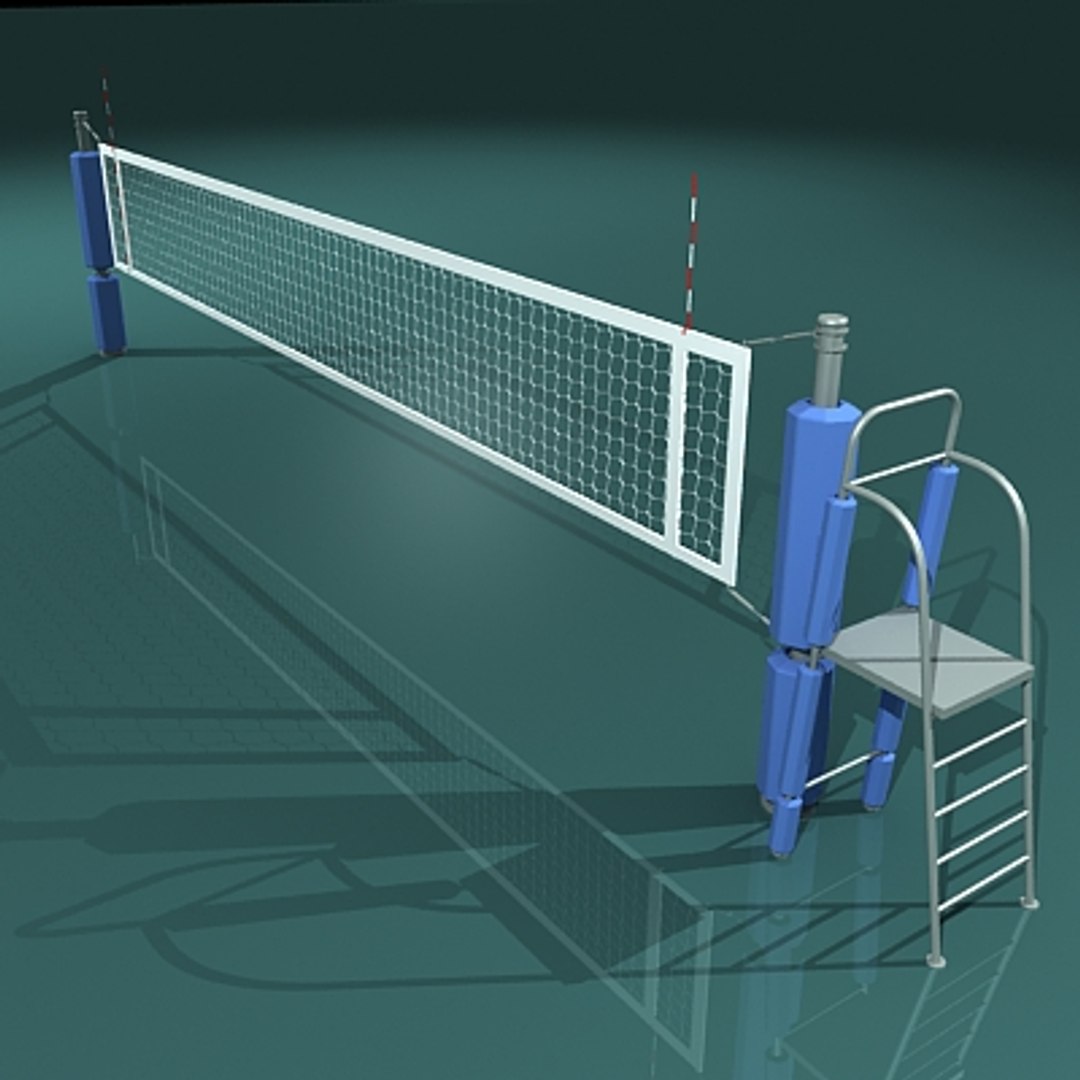 3d volleyball net model