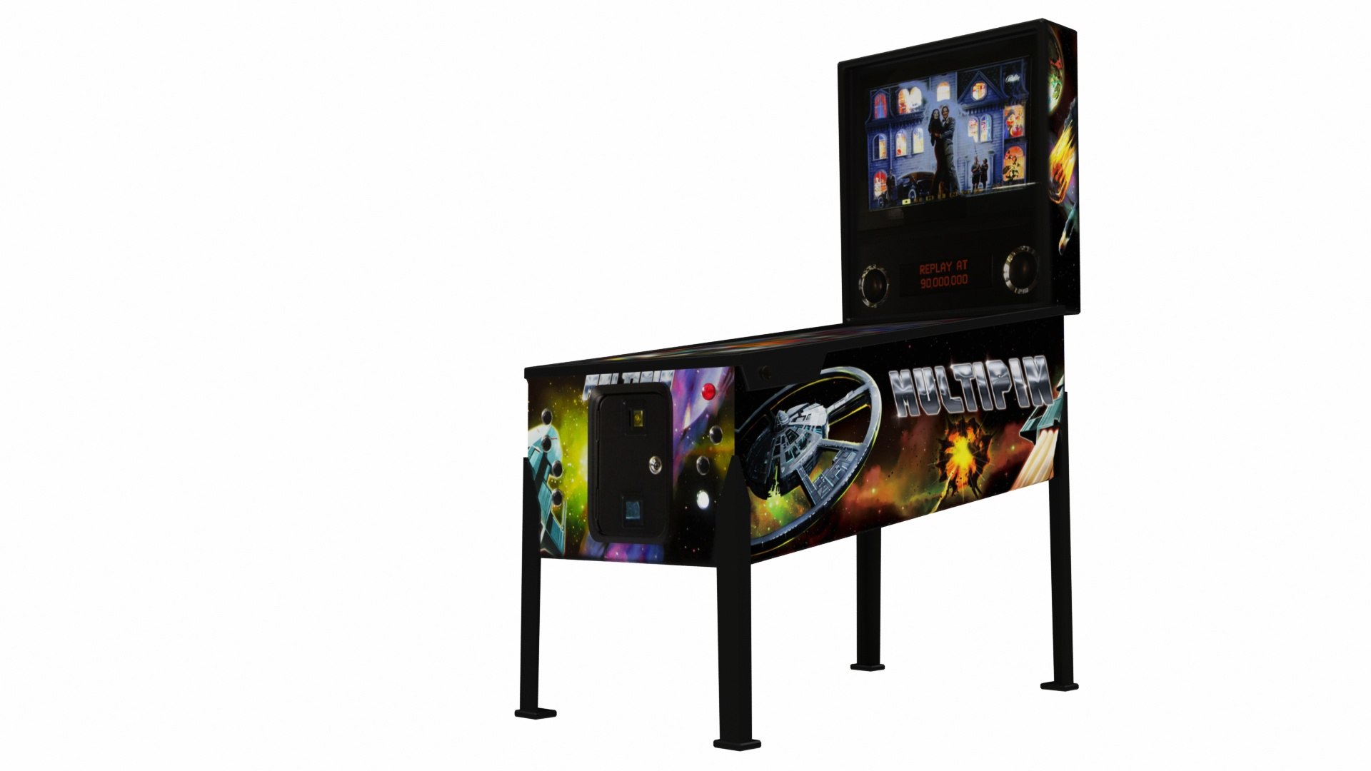 3D Pinball Machine - TurboSquid 1501955