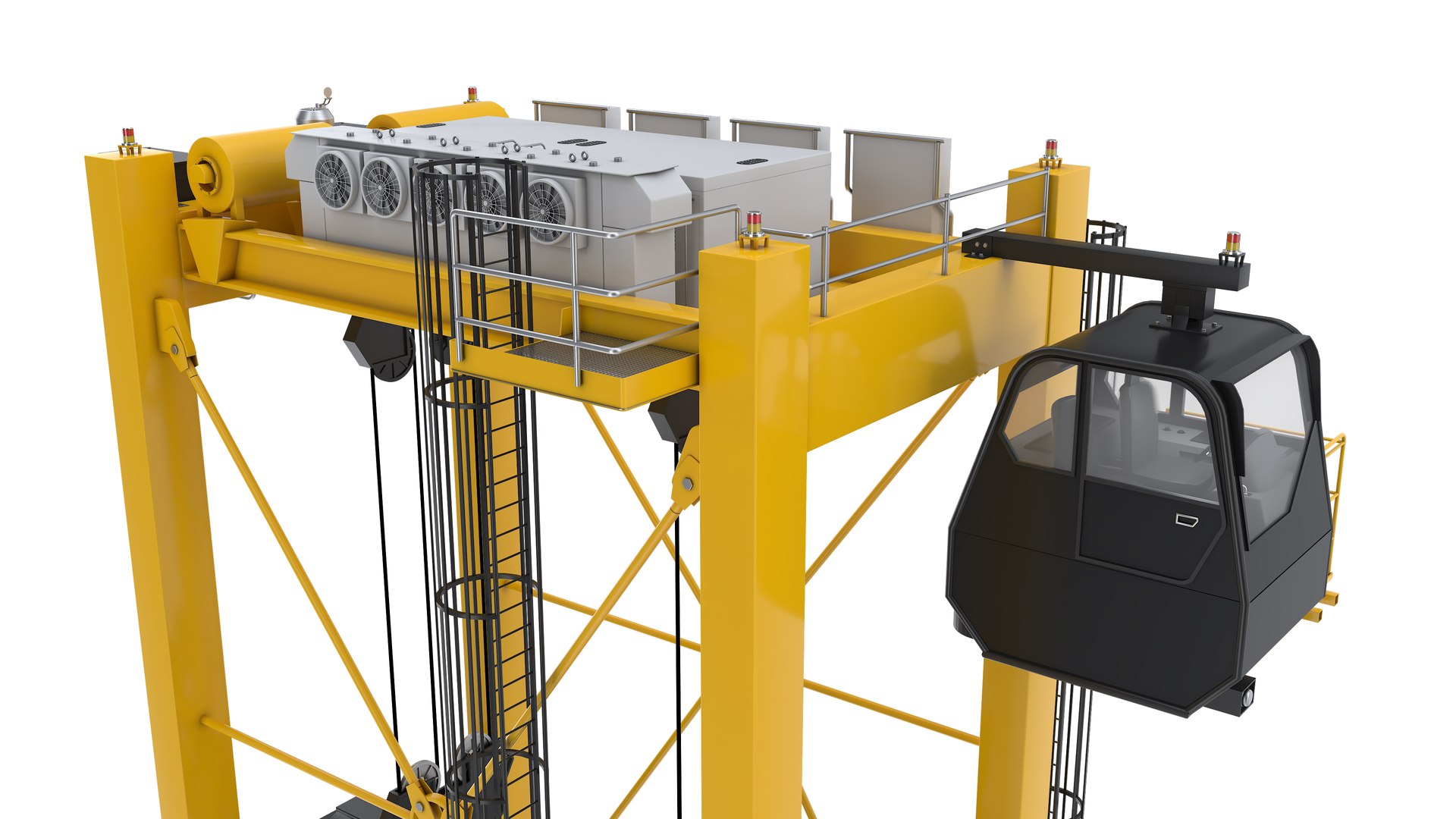 3D Straddle Carrier Model - TurboSquid 2278200