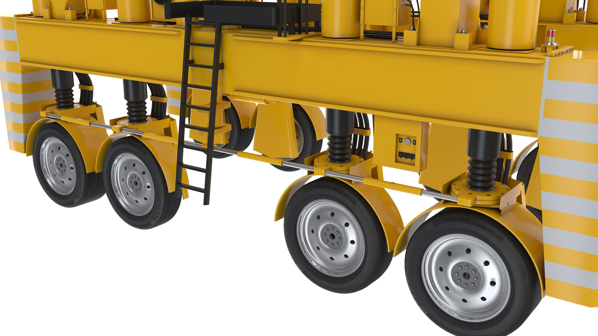 3D Straddle Carrier Model - TurboSquid 2278200