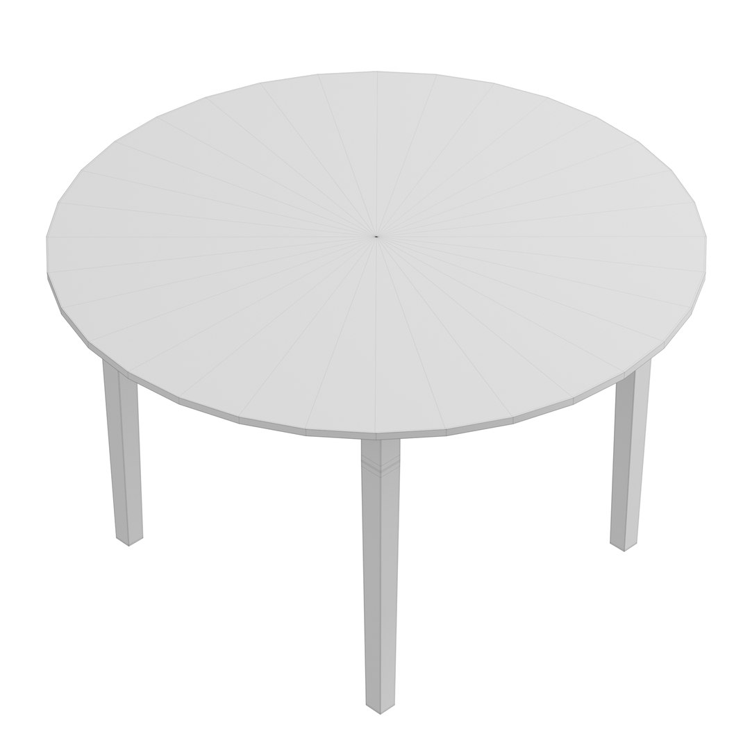 3D Arthur Table - TurboSquid 2243261