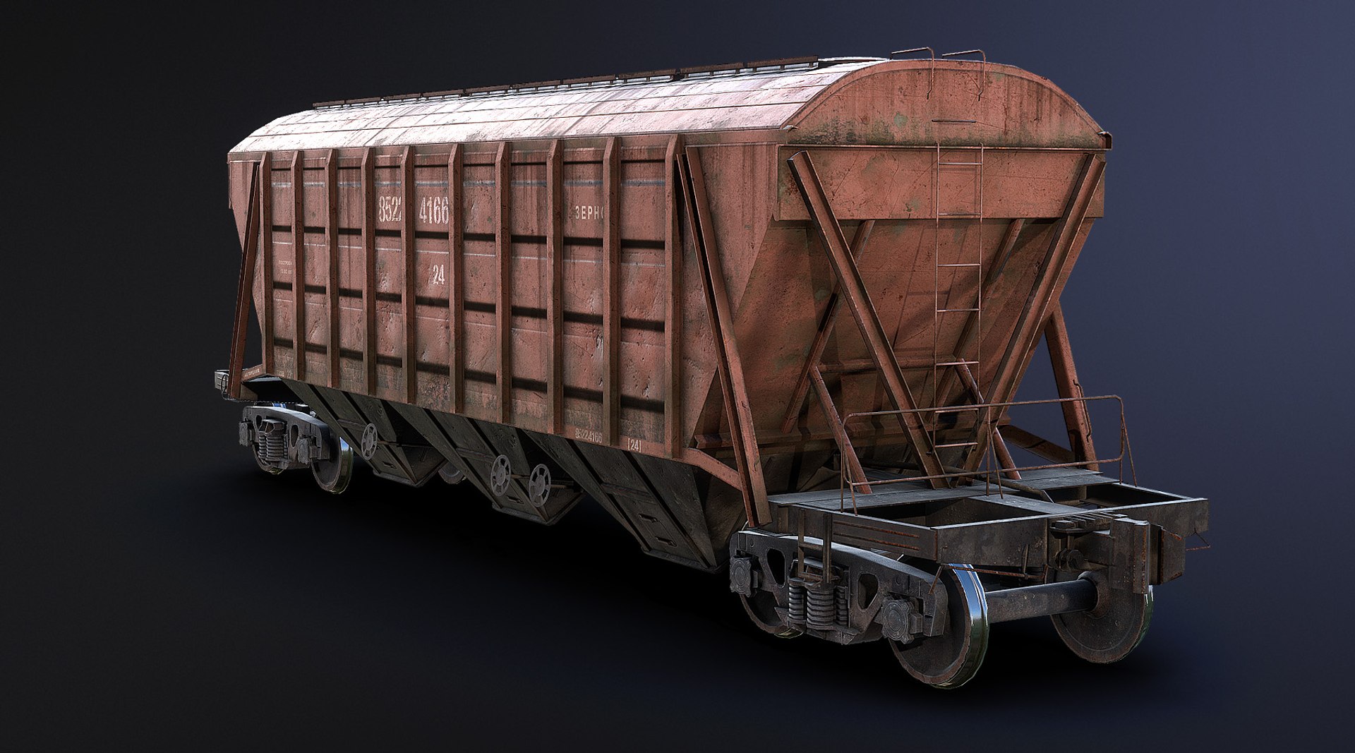 Low-poly Car Hopper 3D Model - TurboSquid 1311559