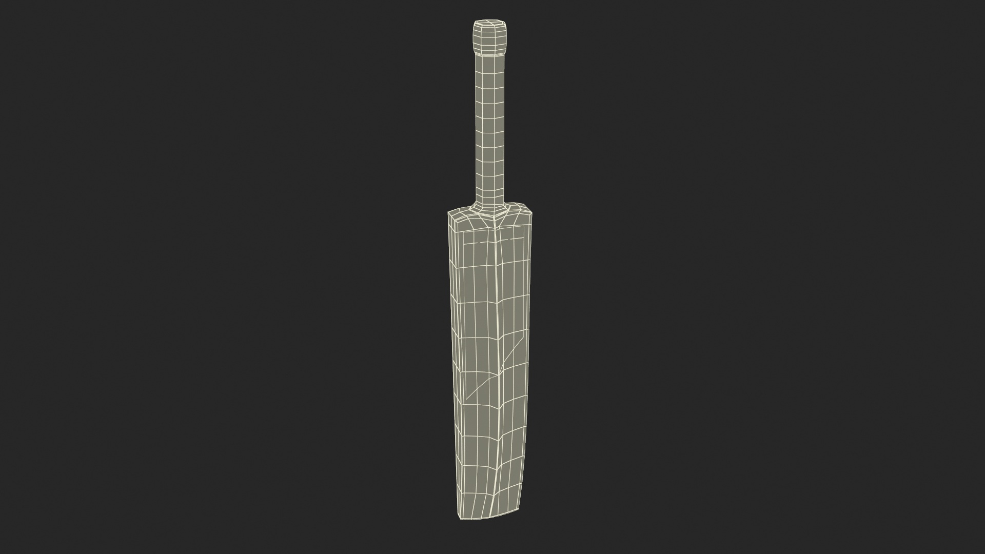 English Willow Cricket Bat Model - TurboSquid 2161349