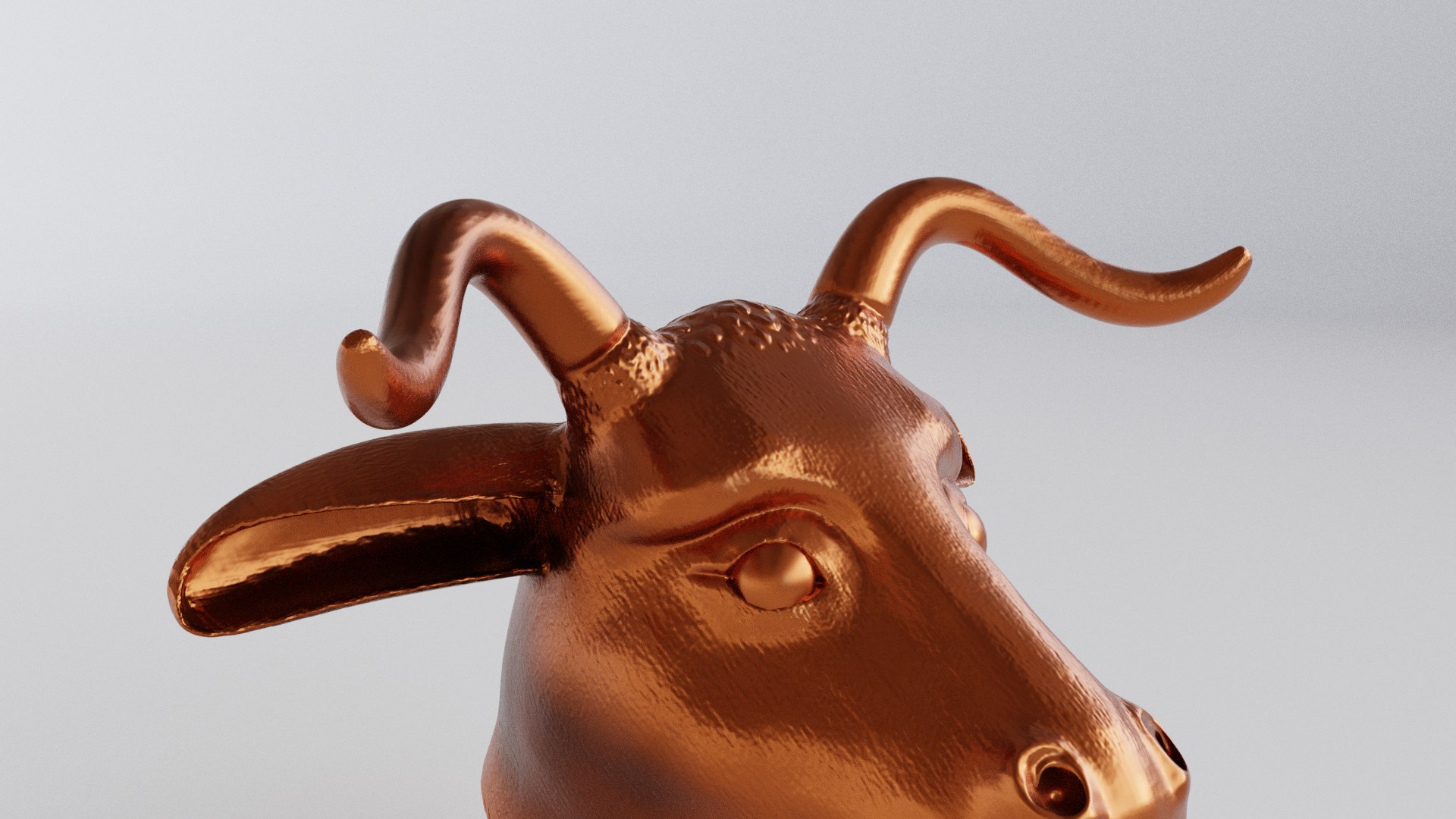 3D Model Ox Bronze Head Old Summer Palace Chinese Statue - TurboSquid 2150817