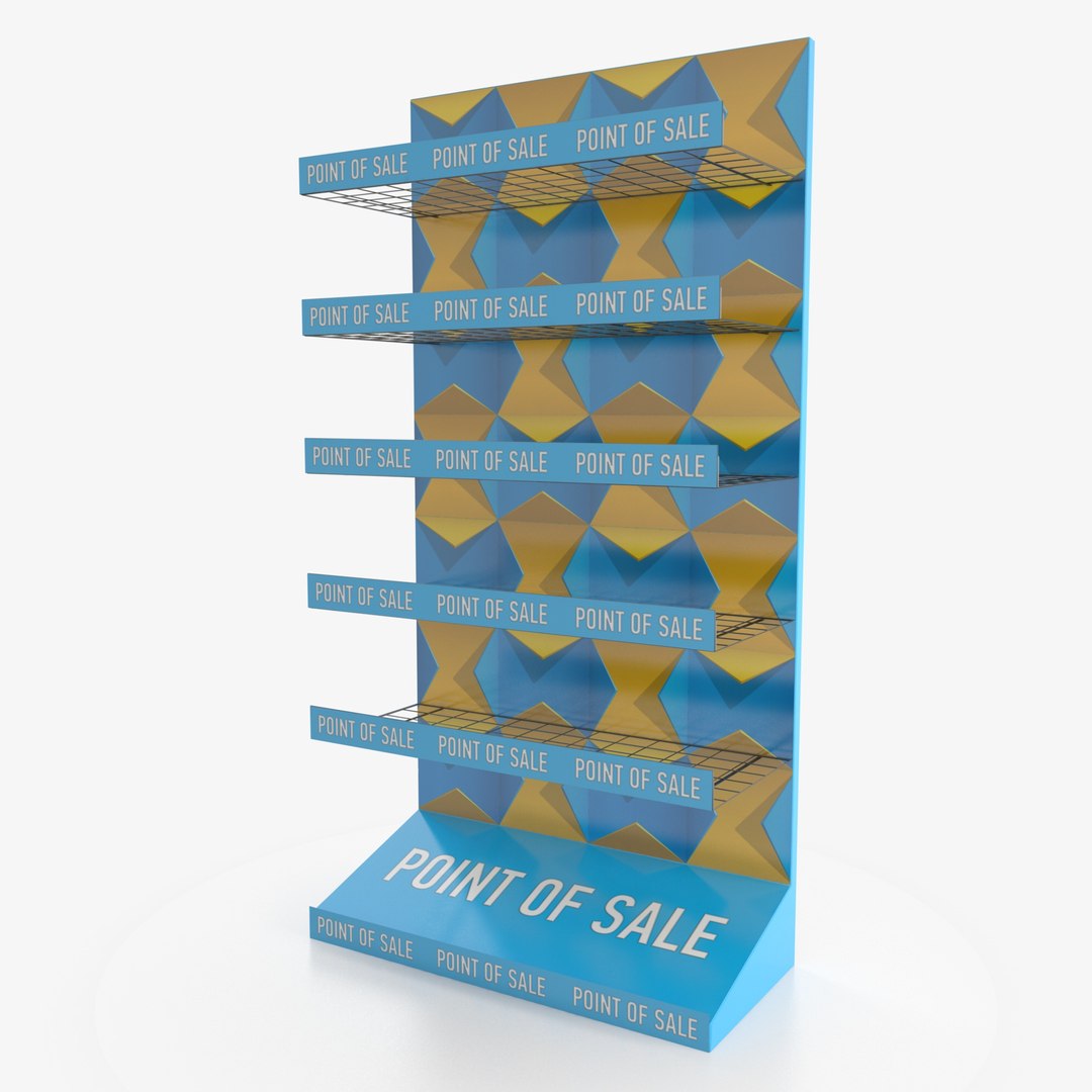 3D Display Rack - TurboSquid 1361646