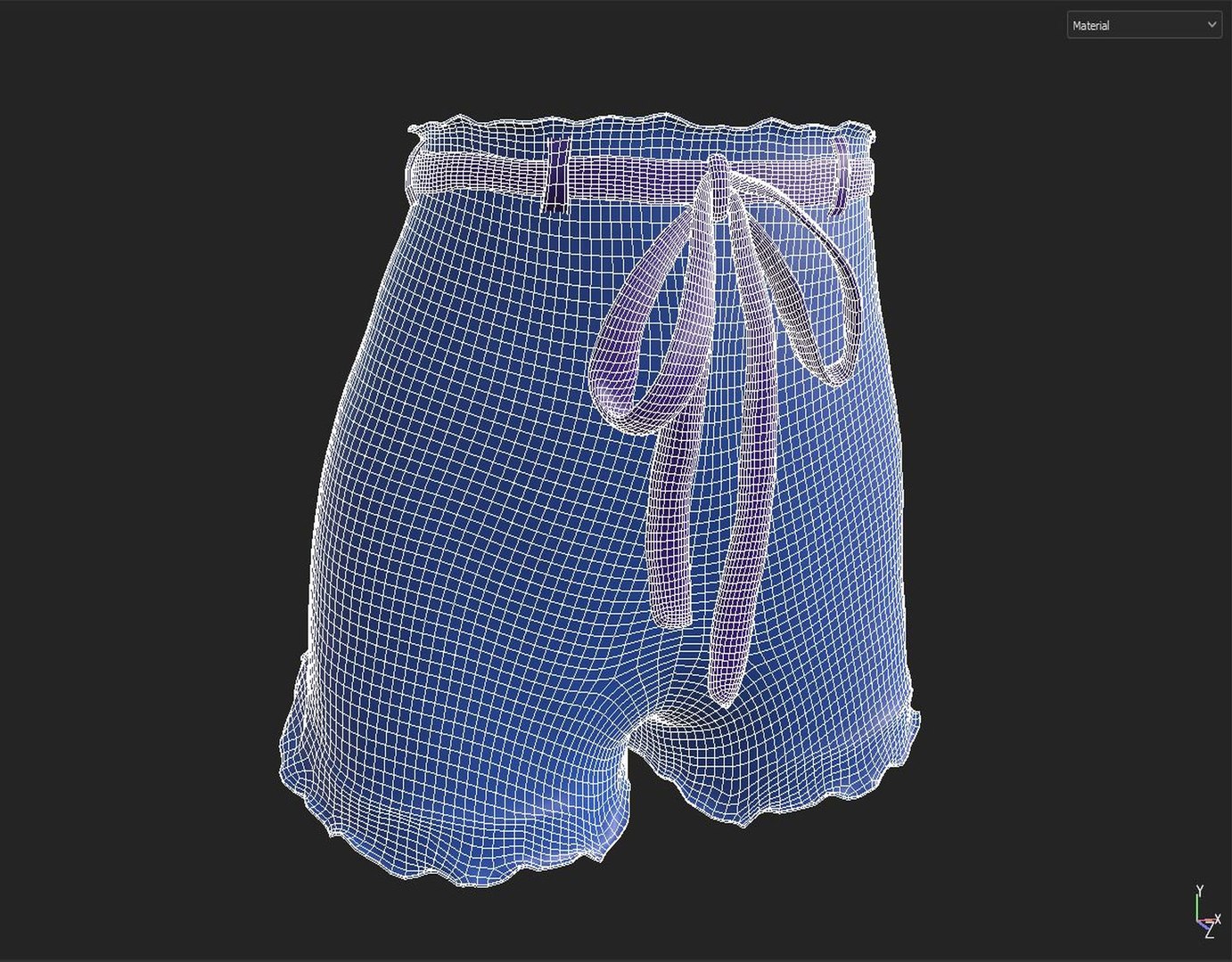 3D Shorts Model - TurboSquid 2387480