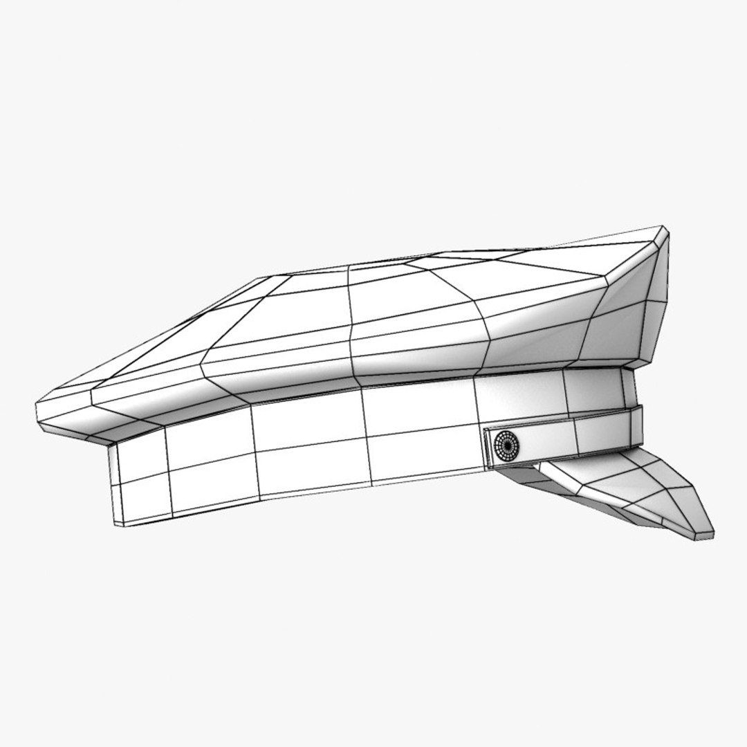 3d Model Military Cap Hat