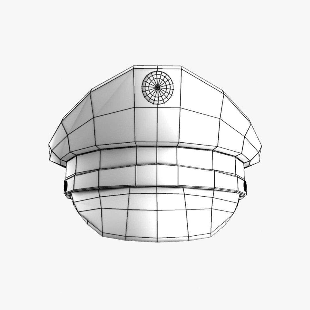 3d Model Military Cap Hat