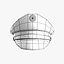 3d Model Military Cap Hat