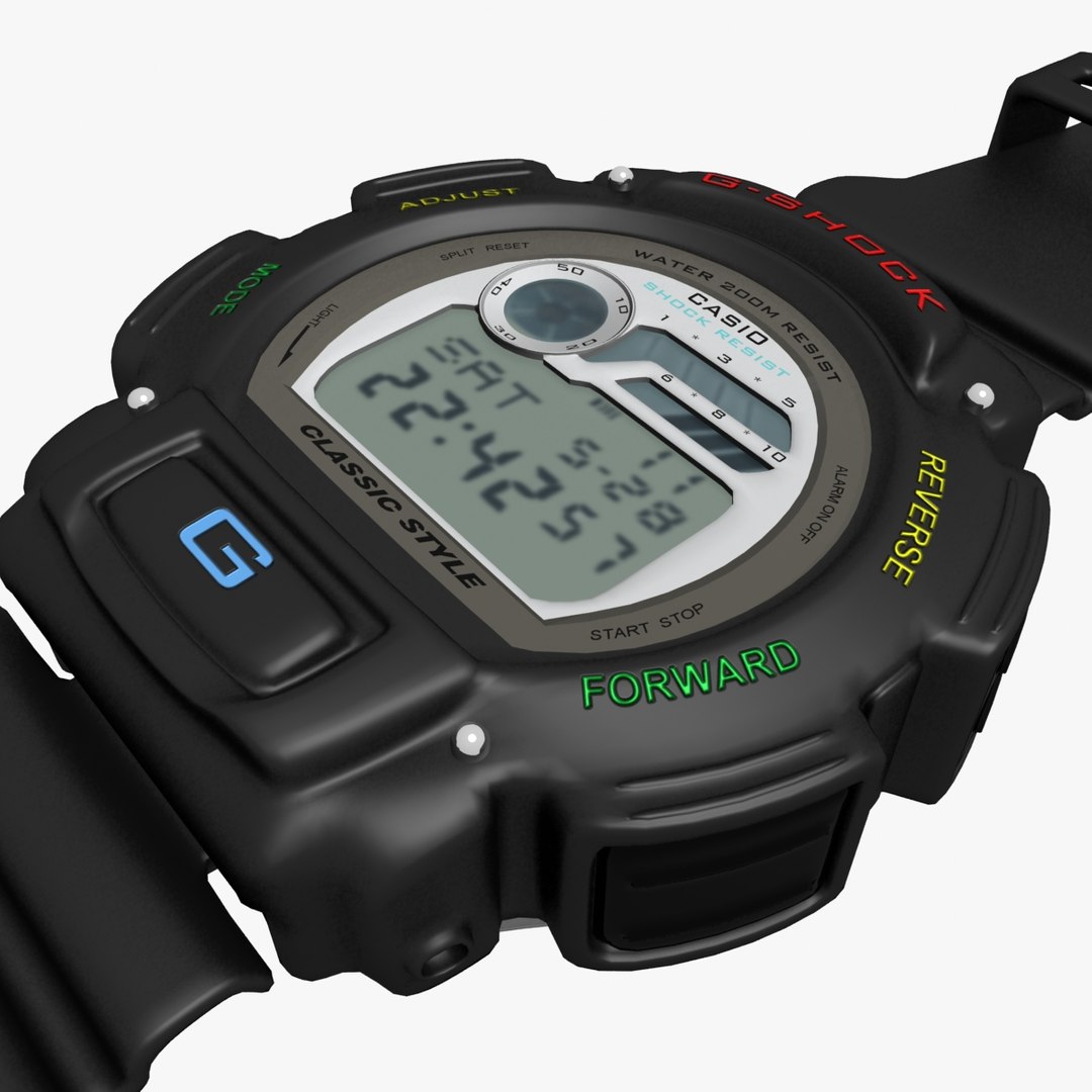 3d Casio G Shock