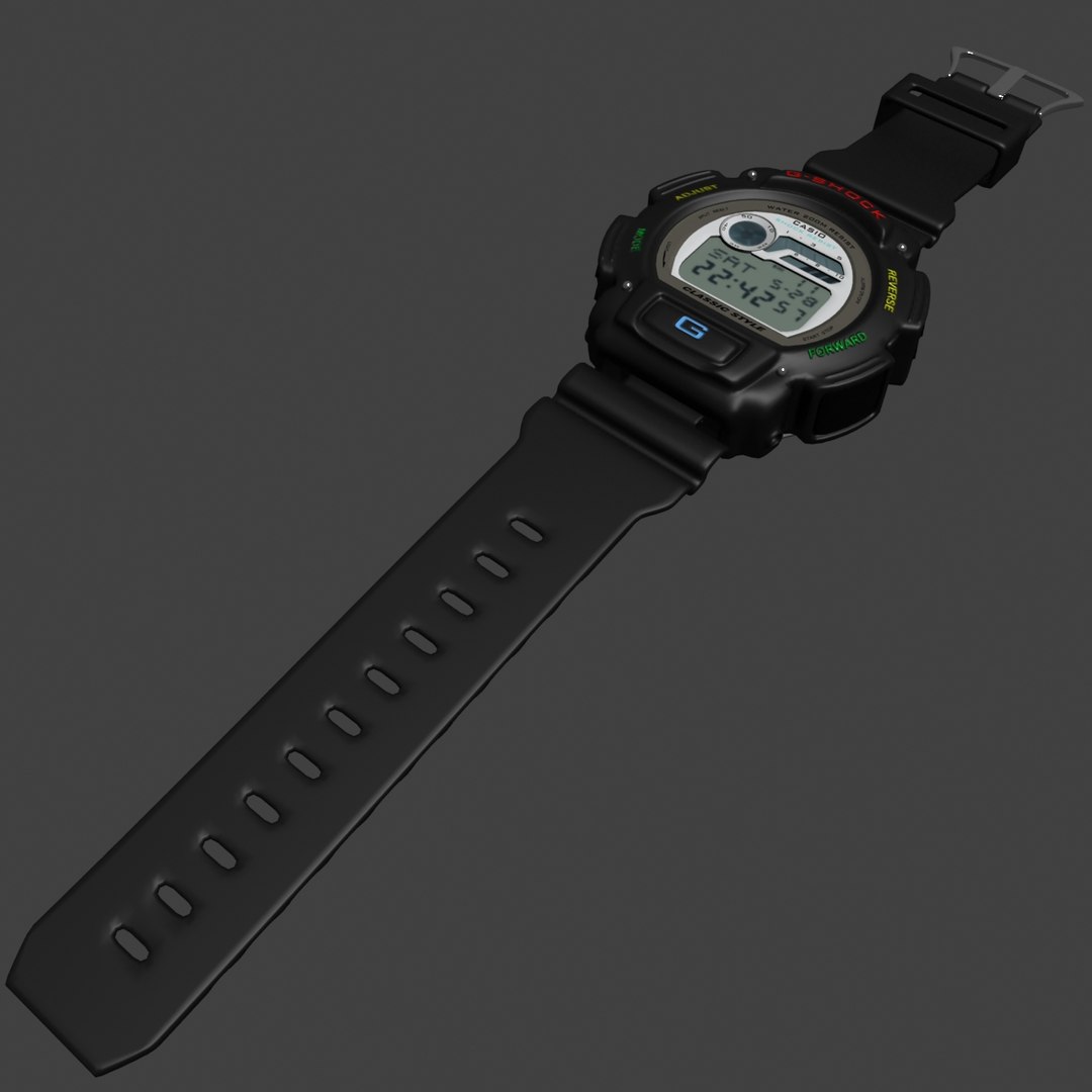 3d Casio G Shock