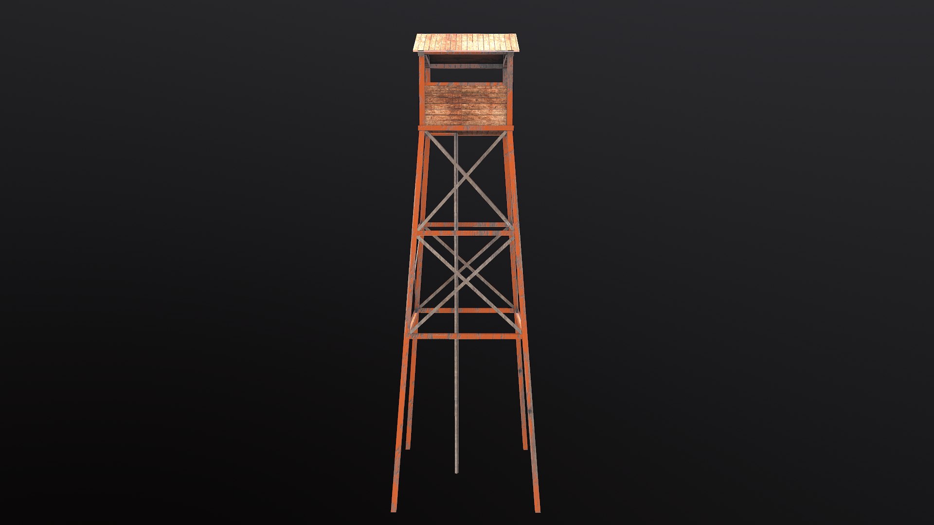 Free 3D Model Wooden Watchtower - TurboSquid 1674713