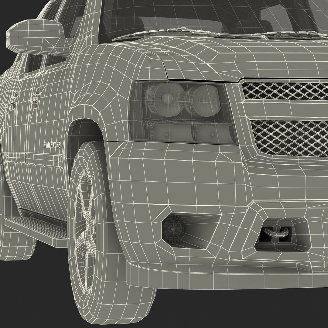 3d Chevrolet Avalanche 2014