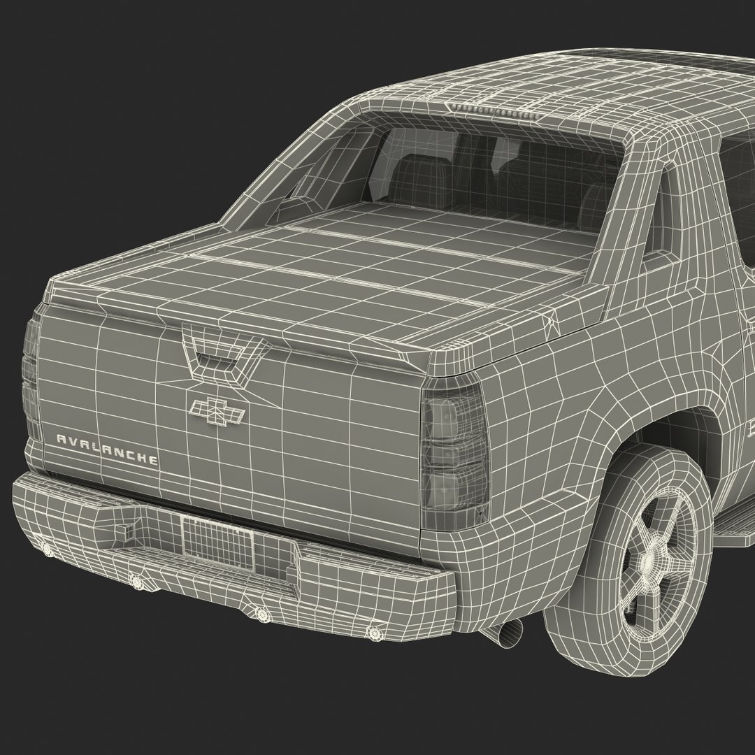 3d Chevrolet Avalanche 2014