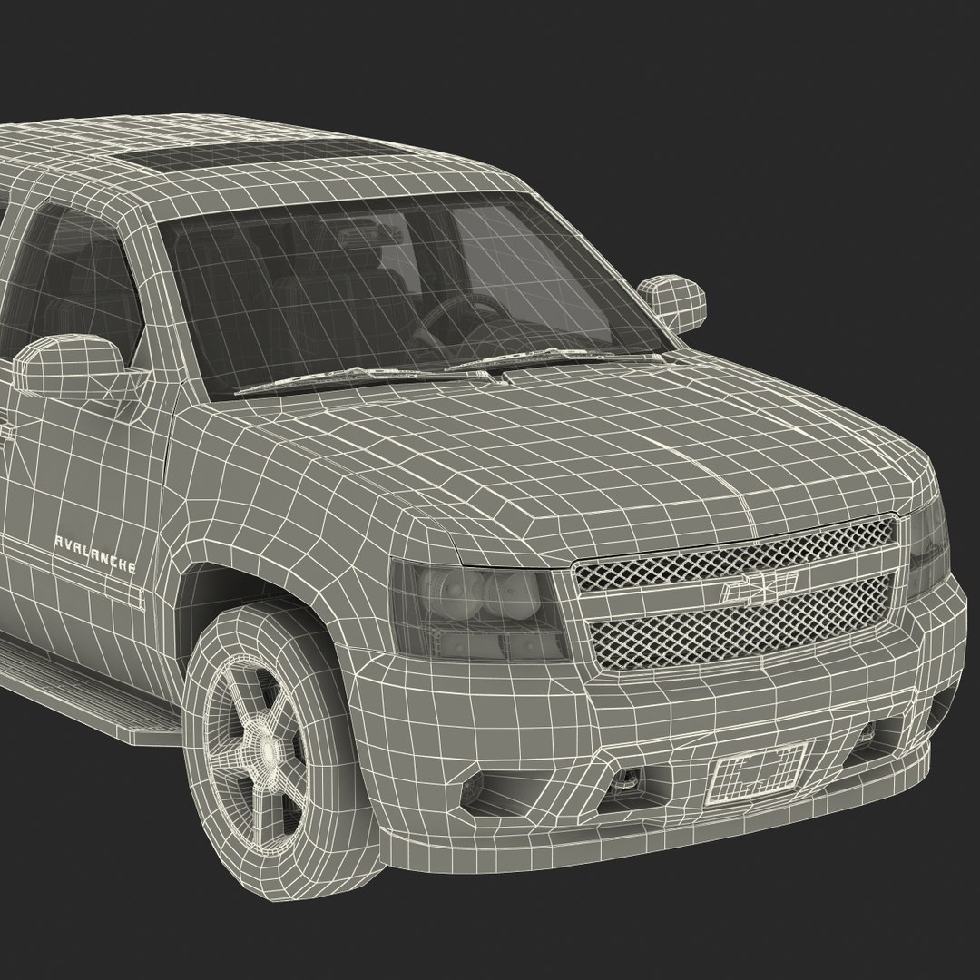 3d Chevrolet Avalanche 2014