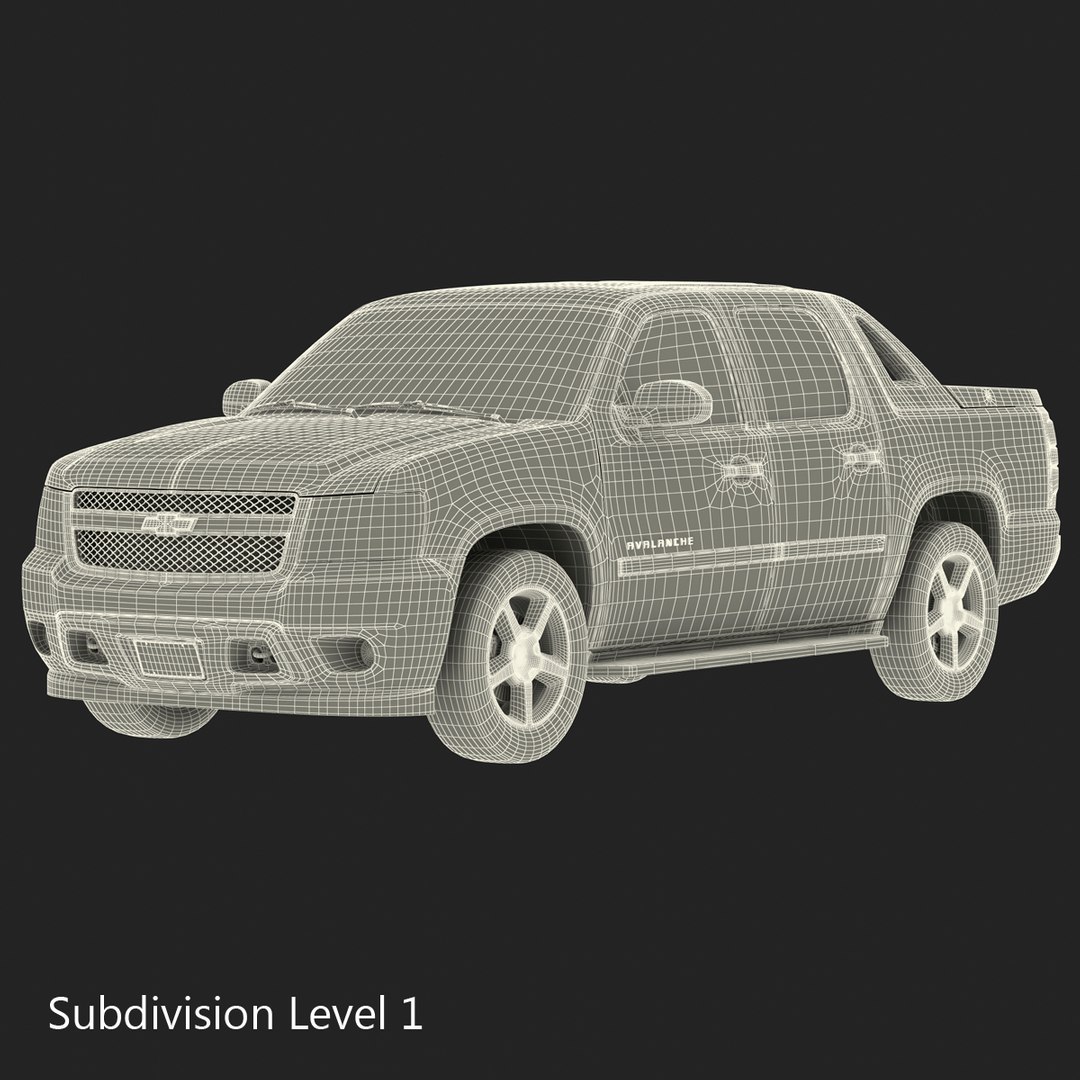 3d Chevrolet Avalanche 2014