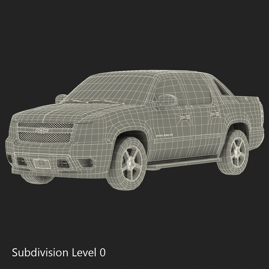 3d Chevrolet Avalanche 2014