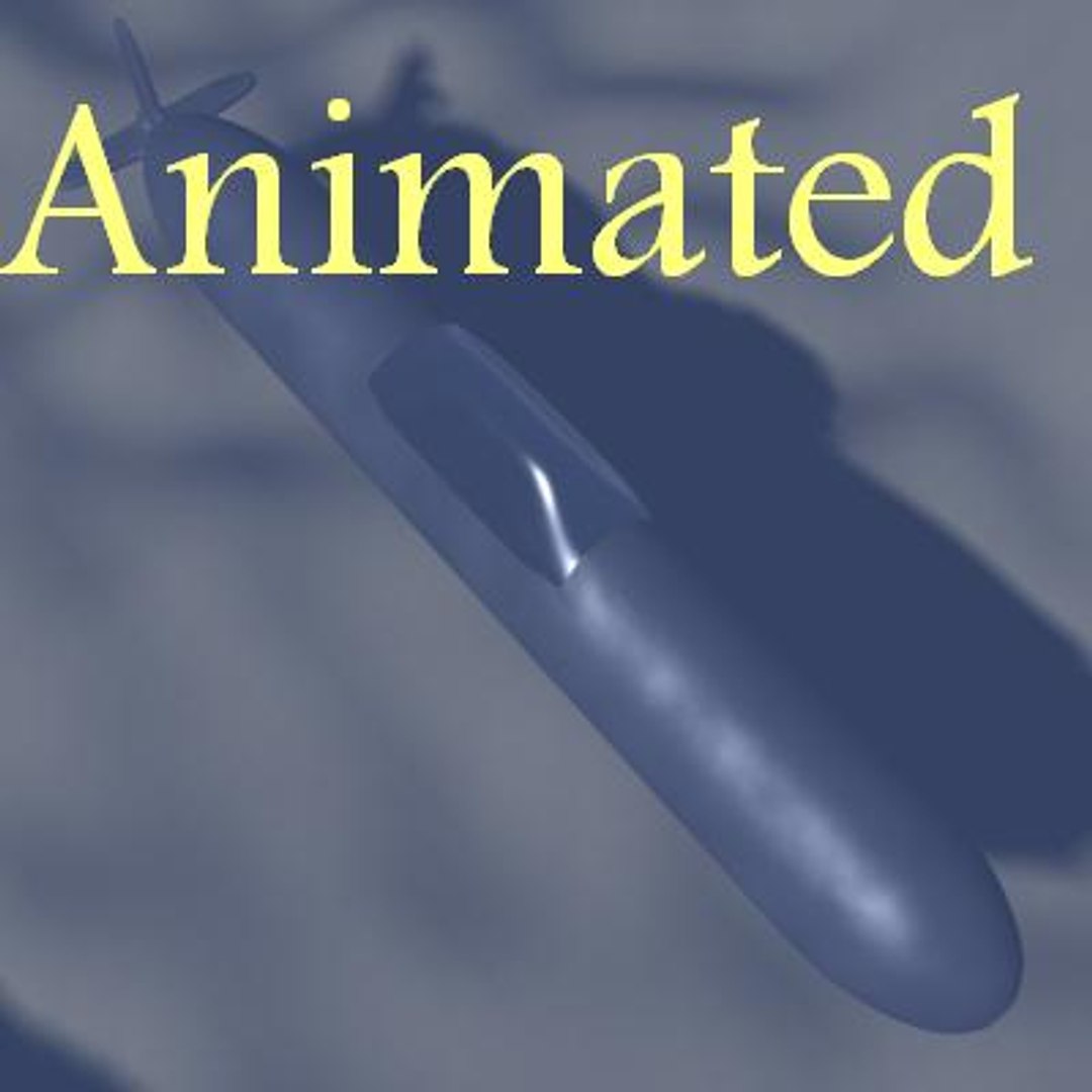 Submarine Prototype Nato 3d Model