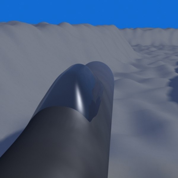 submarine prototype nato 3d model