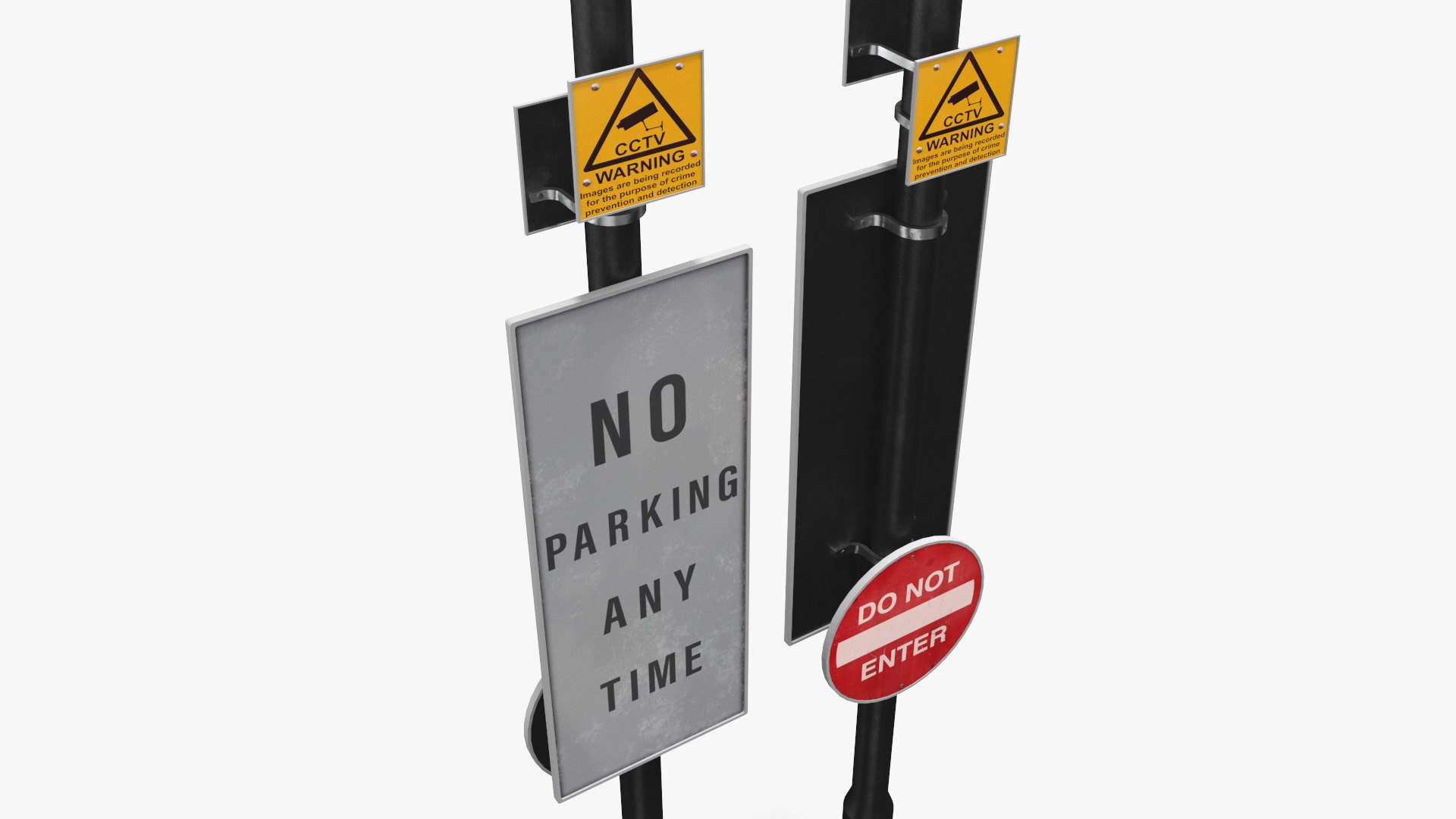 Sign Traffic Pbr 3D - TurboSquid 1683234
