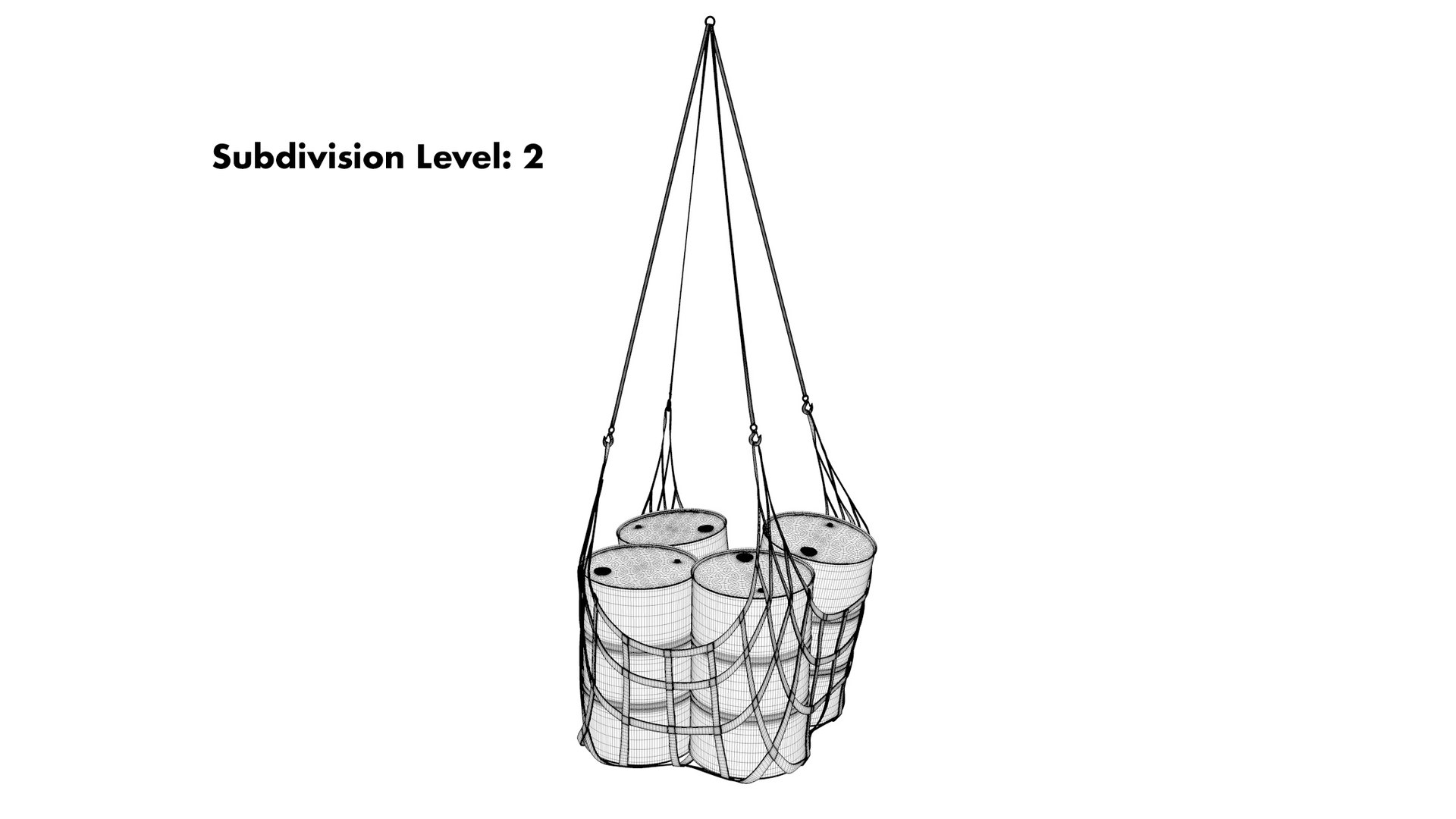 Webbing Cargo Net 50 Model - TurboSquid 1472568