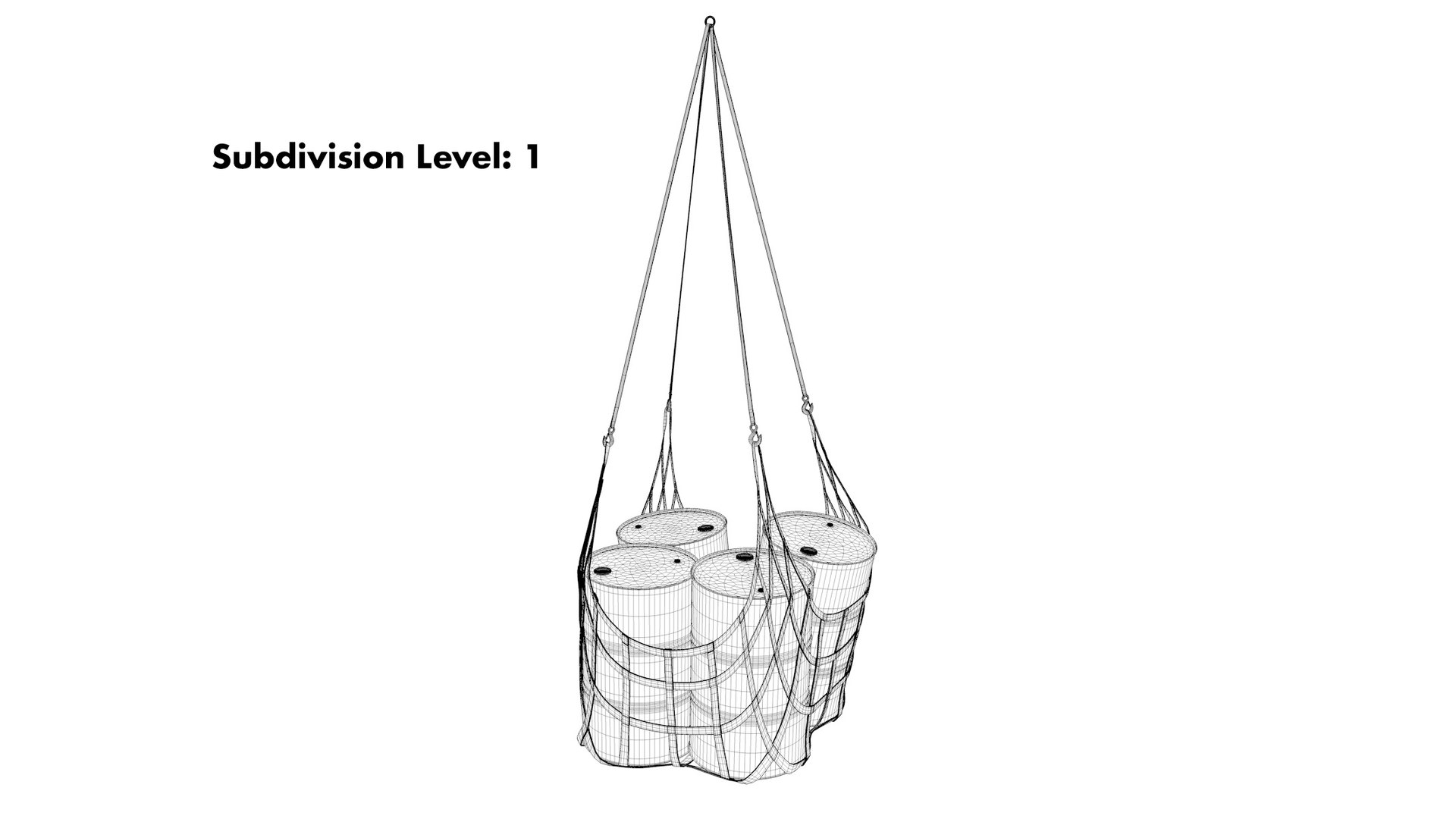 Webbing Cargo Net 50 Model - TurboSquid 1472568