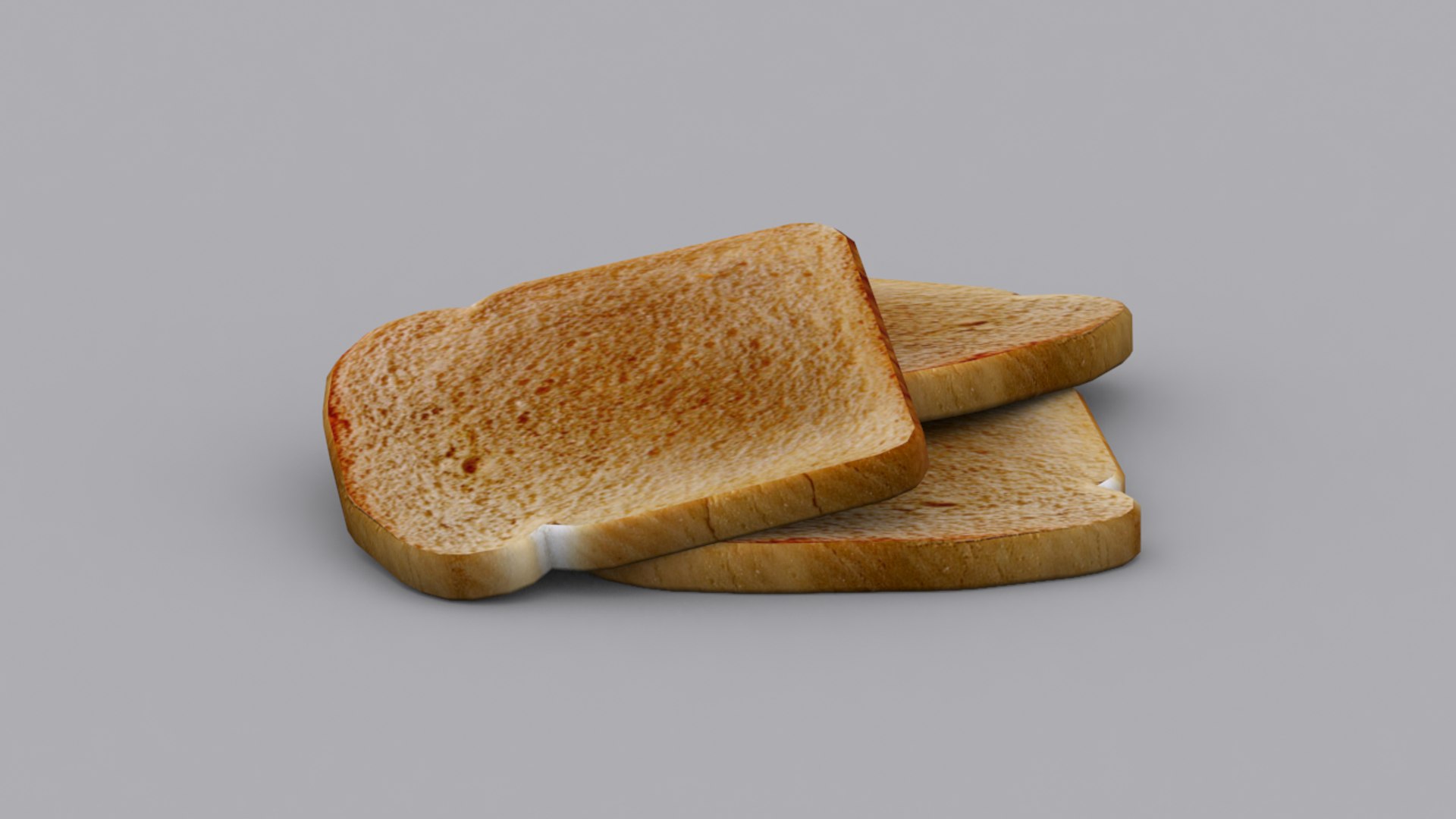 Bread Slice 3d Model