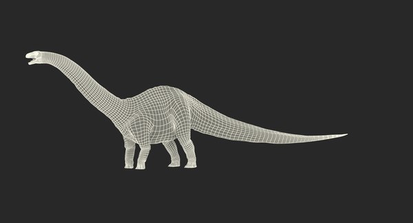 3d apatosaurus dinosaur model