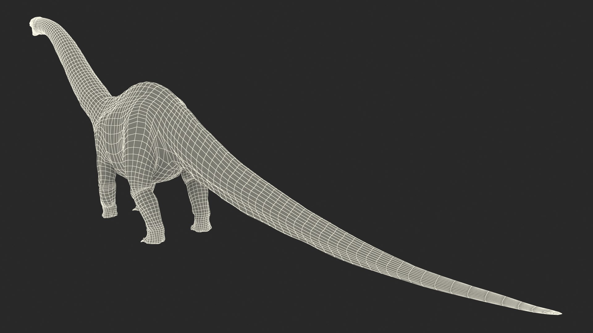 3d apatosaurus dinosaur model