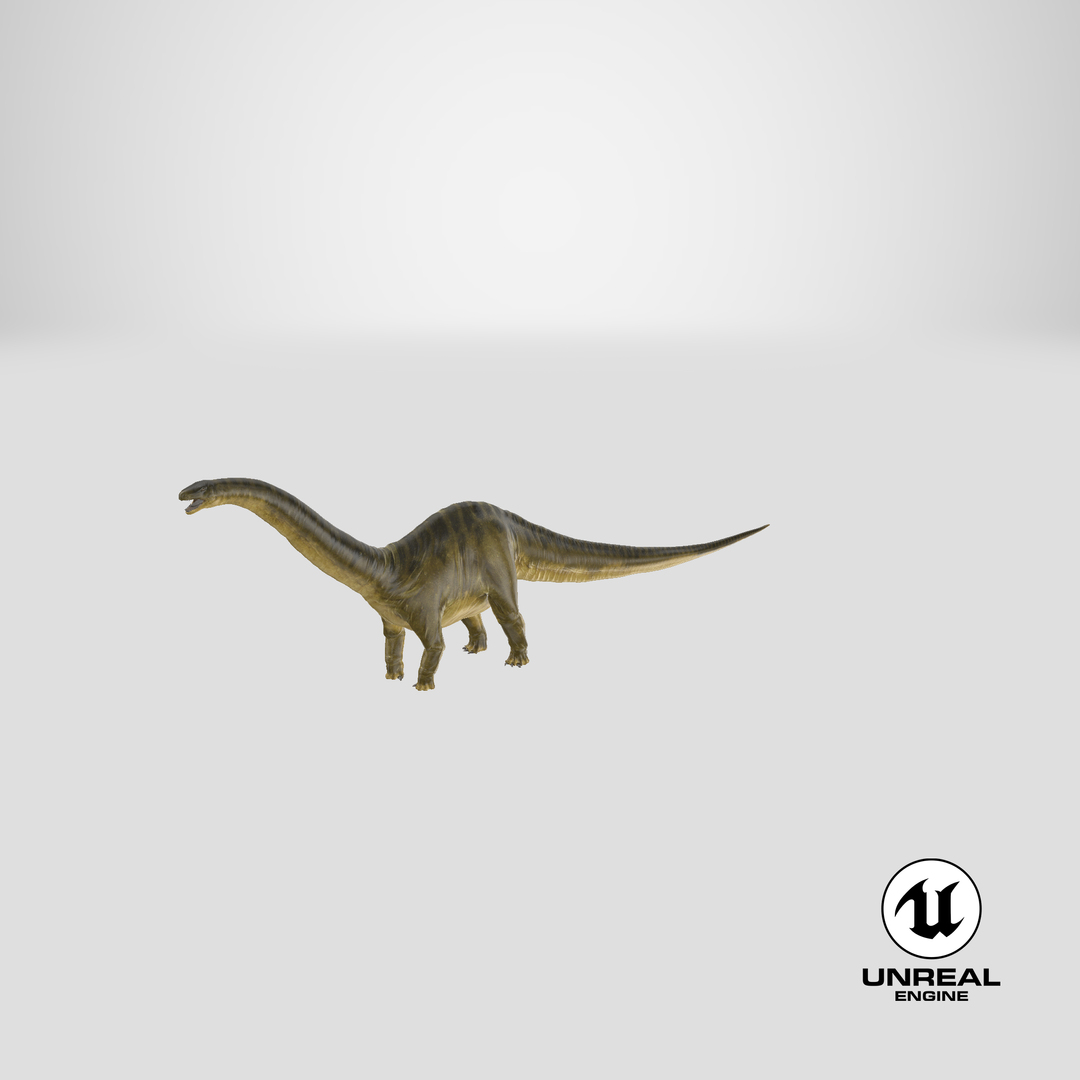 3d apatosaurus dinosaur model