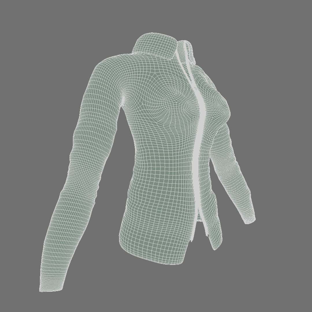 3dsmax Brown Leather Jacket