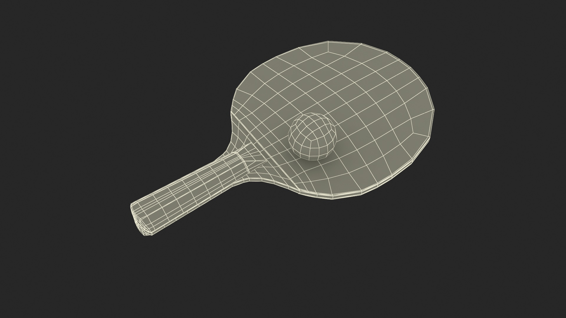 3D Ping Pong Paddle And Ball - TurboSquid 2148541