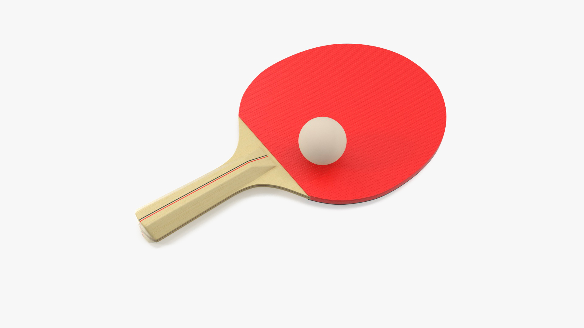 3D Ping Pong Paddle And Ball - TurboSquid 2148541