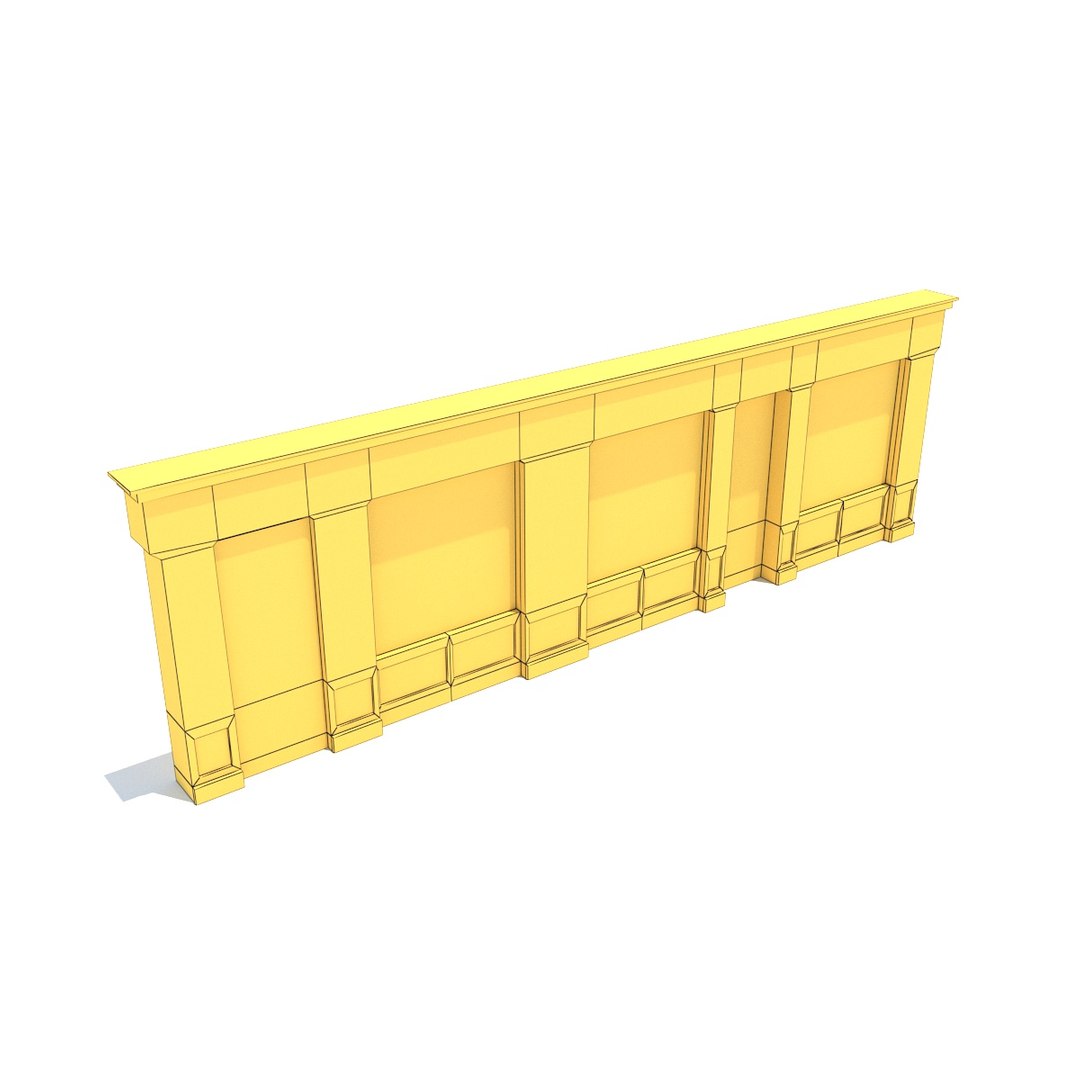 3D Model Old Store Facade - TurboSquid 1711757