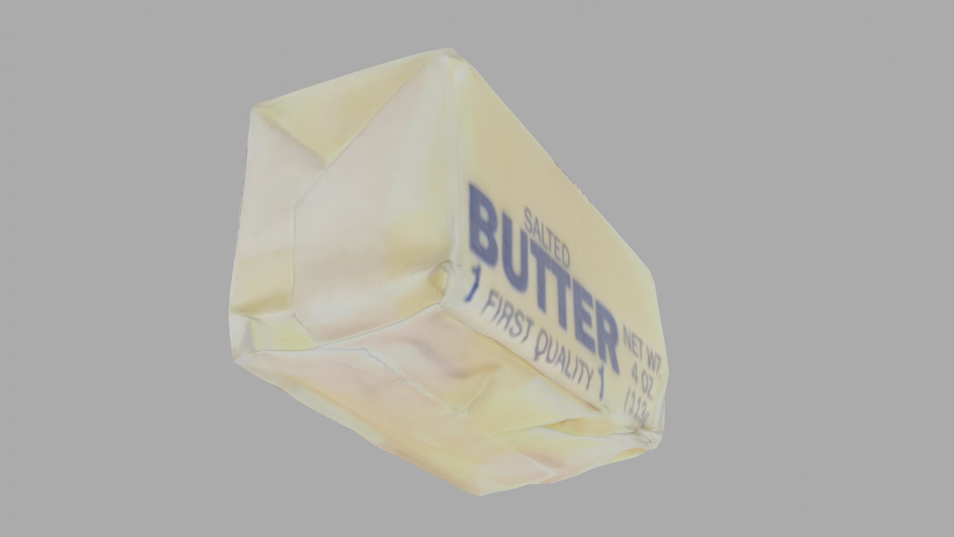 3D 3D Scanned Stick Of Butter - TurboSquid 2330605