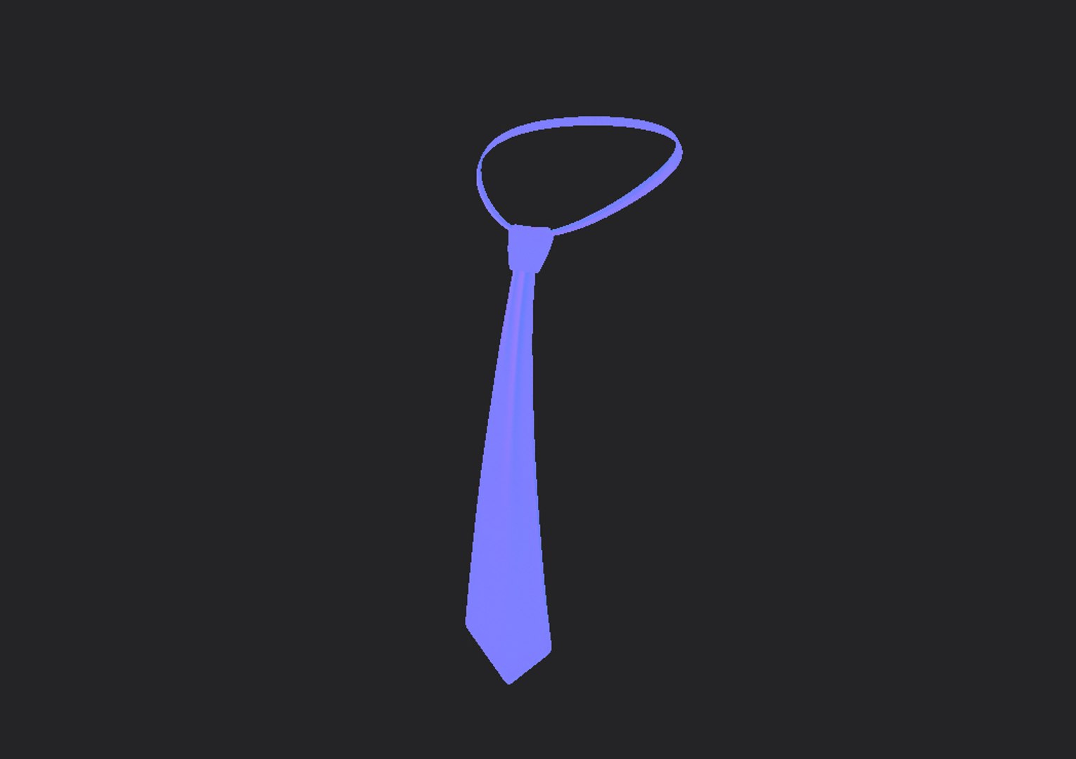 Necktie Tie Neck Model - TurboSquid 1472688
