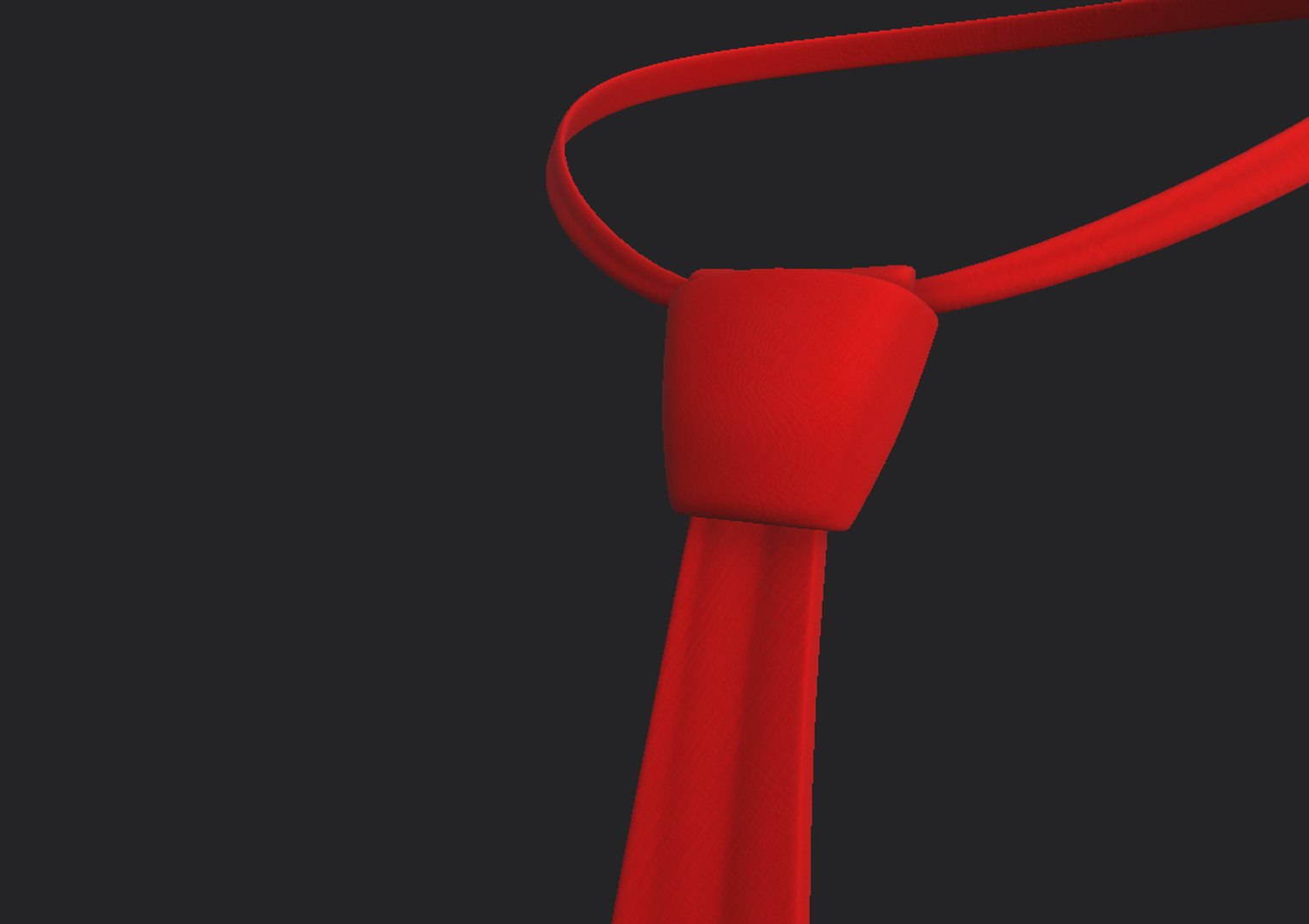 Necktie Tie Neck Model - TurboSquid 1472688
