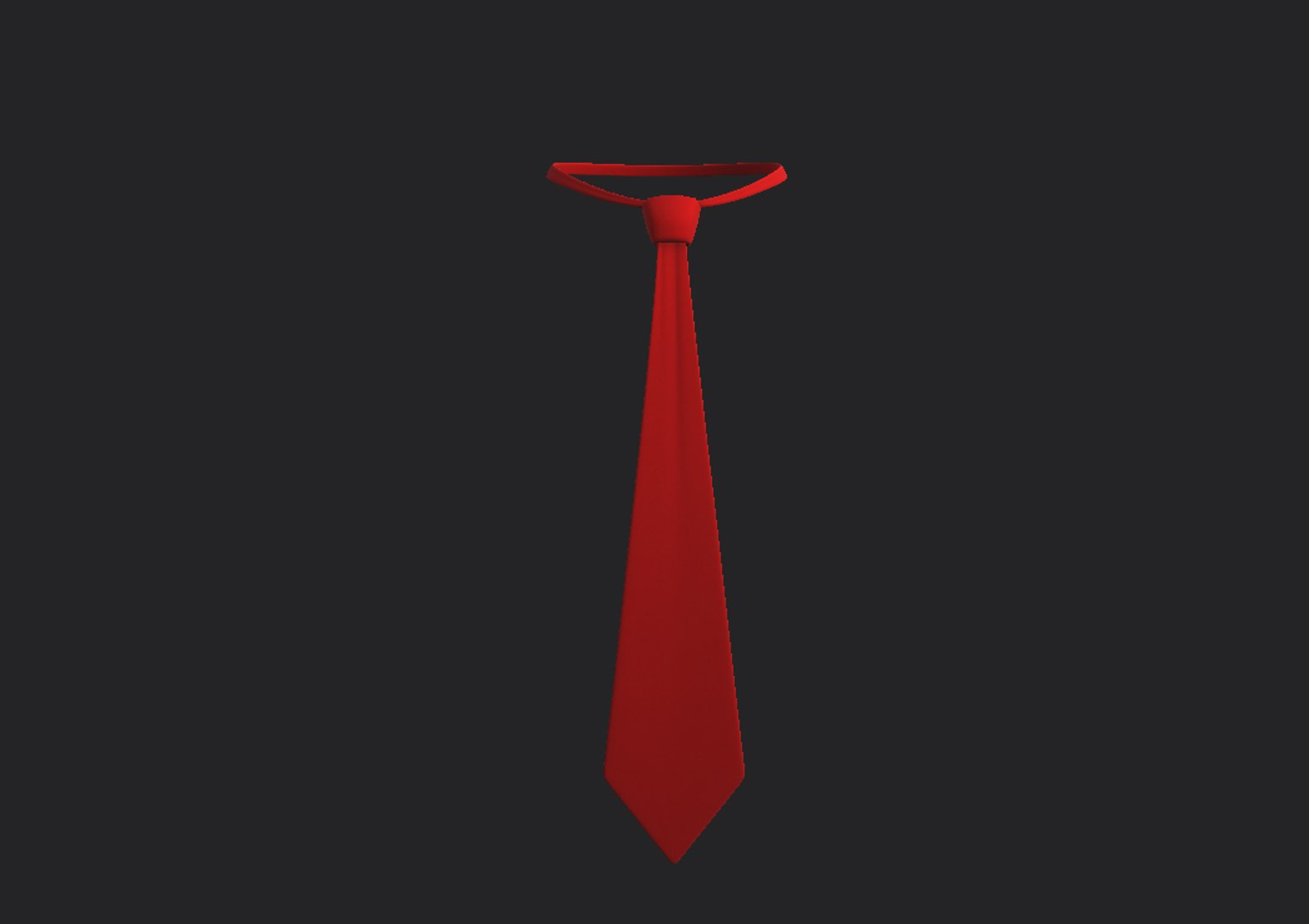 Necktie Tie Neck Model - TurboSquid 1472688