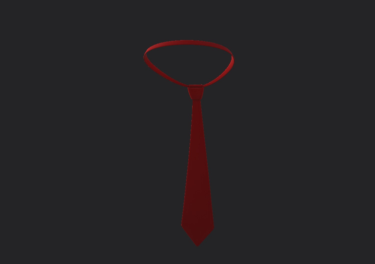 Necktie Tie Neck Model - TurboSquid 1472688
