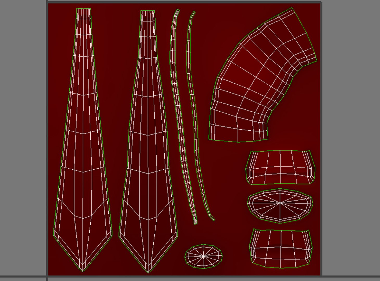 Necktie tie neck model - TurboSquid 1472688