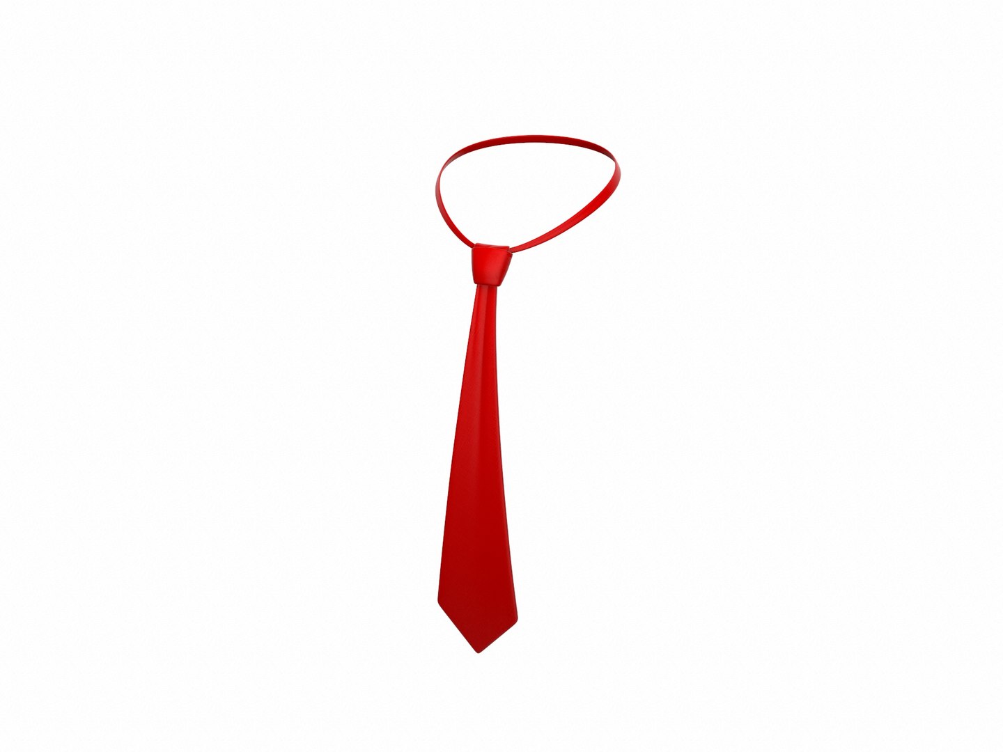 Necktie tie neck model - TurboSquid 1472688